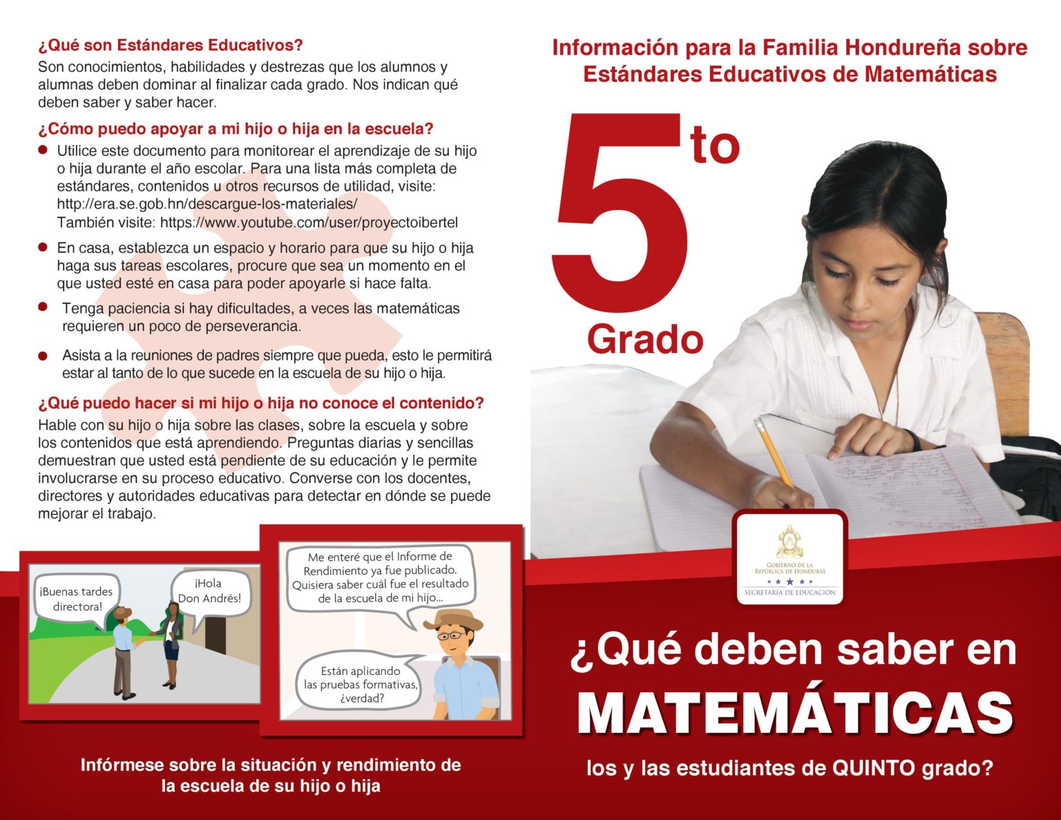 Estándares Educativos de Español y Matemáticas de 1° a 9° Grado ...