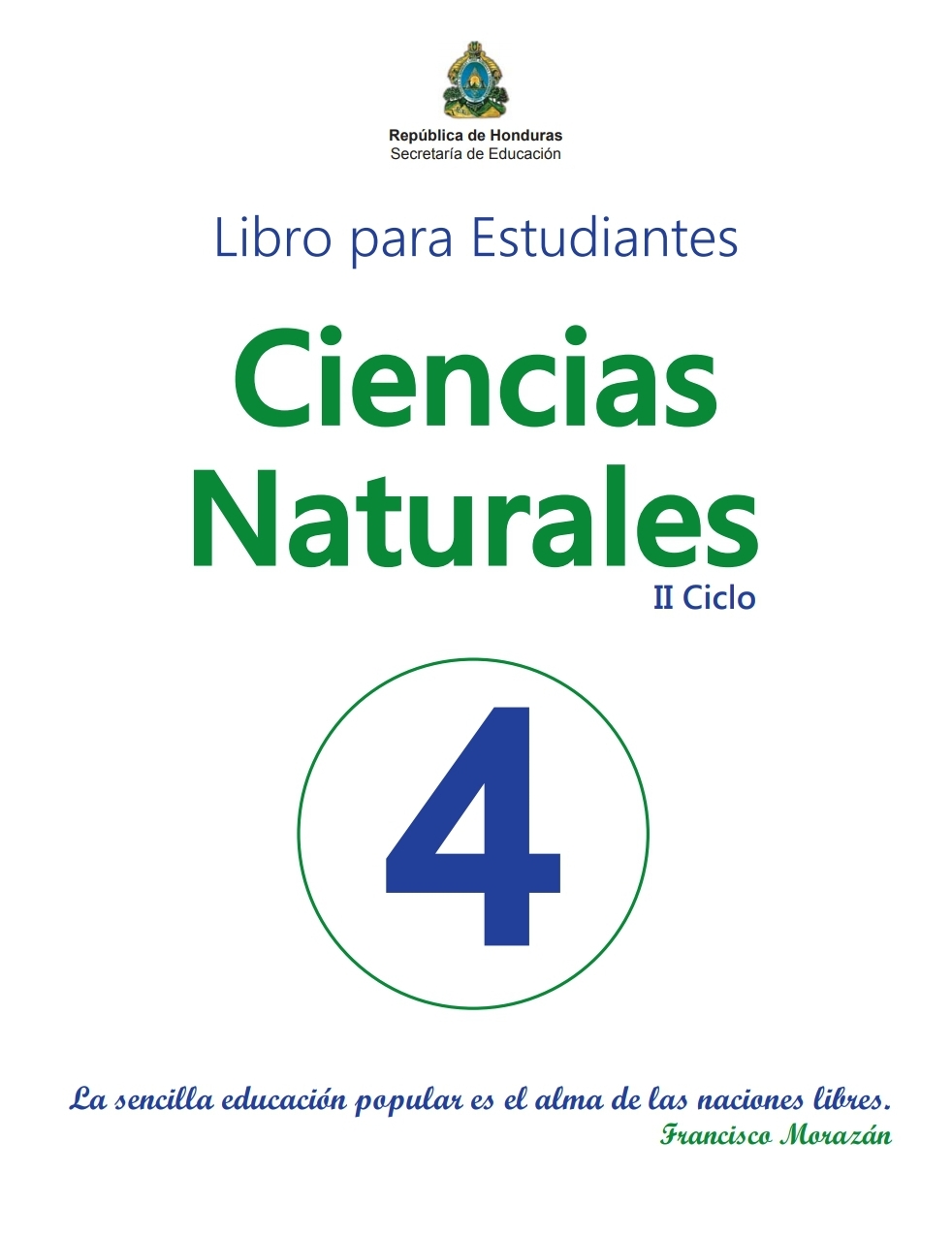 Libros de Texto para el Estudiante de CCNN de 1°a 9° Grado (Libros ...